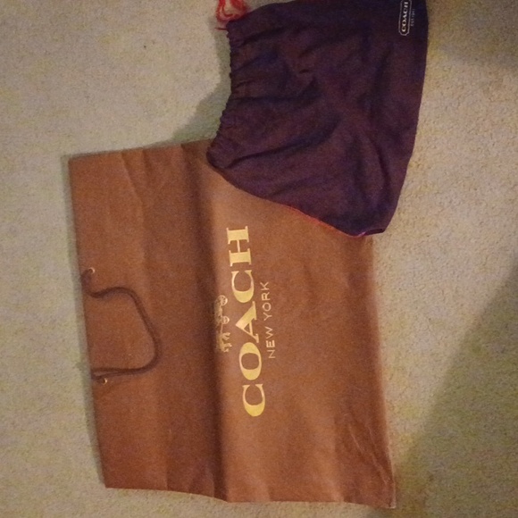 Coach | Party Supplies | Coach Dust Cover And Gift Bag | Poshmark